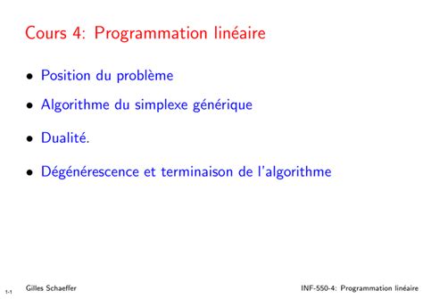 cours 4 programmation linéaire