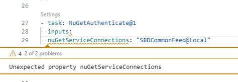 Azure Devops NuGet Config Is Not Valid XML Path Running