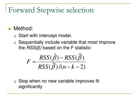 ppt linear methods for regression powerpoint presentation free download id 417923