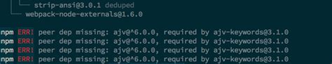 npm ls complains about missing dependencies after fresh install · issue 2873 · nuxt nuxt · github