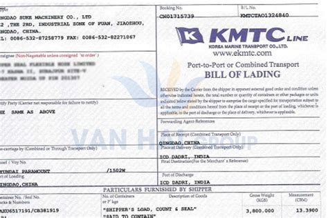 Master Bill of Lading là gì Khám Phá Chi Tiết Từ A đến Z