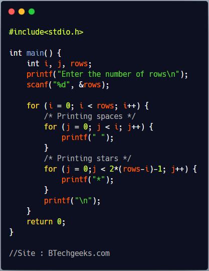 C Program To Print Half Pyramid Pattern Using Alphabets