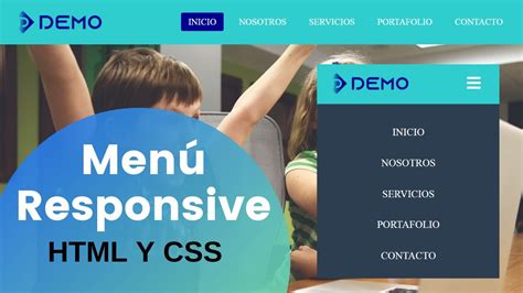 Menú Responsive Html y Css Fácil y Rápido YouTube