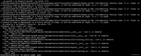 modulenotfounderror no module named ‘yaml‘ rospy no module named yaml csdn博客