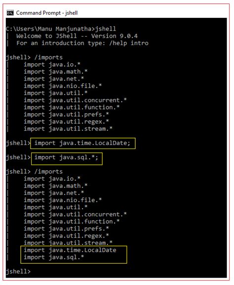 Java 9 JShell REPL Java4coding