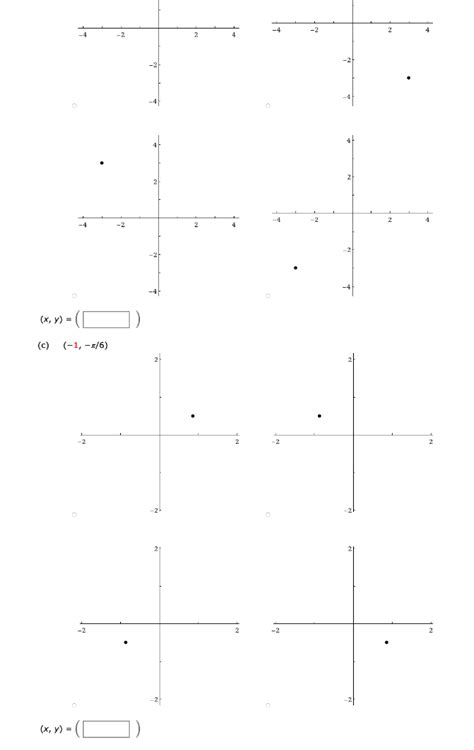 solved plot the point whose polar coordinates are given