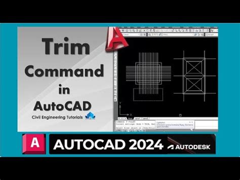 How To Use Trim Command In AutoCAD 2024 AutoCAD Trim Command Tutorial