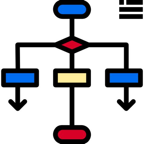 Diagrama De Flujo Icono Gratis