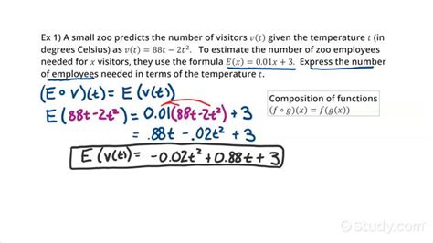 word problem involving composition of two functions precalculus