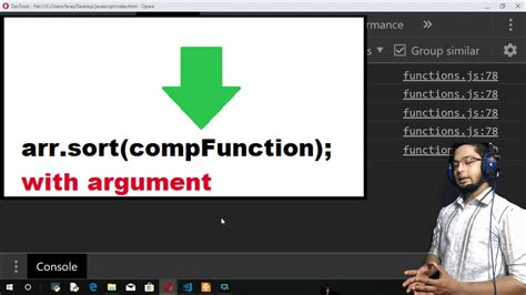 11 sorting and reversing the arrays in javascript reverse sort compare function working