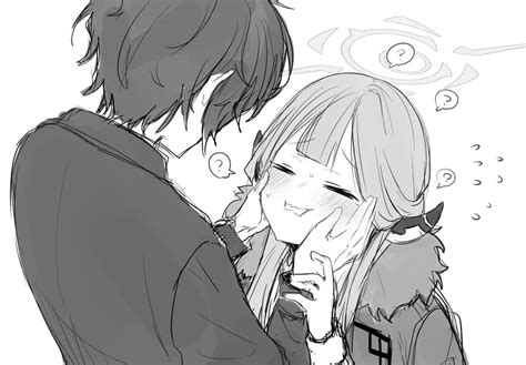 Sensei Aru And Problem Solver Sensei Blue Archive Drawn By