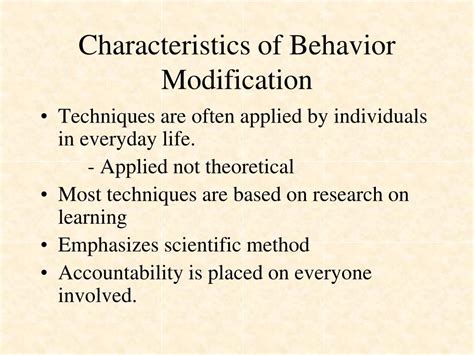 ppt principles of behavior modification psy 333 powerpoint presentation id 4789355
