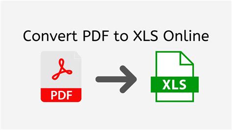 Simplify Your PDF To XLS Online Conversion With Our Tool