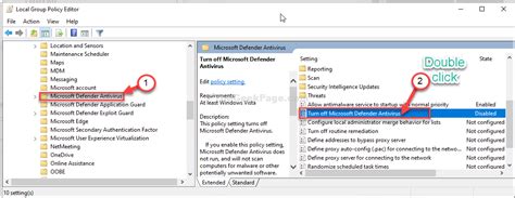 How To Turn Off Windows Defender Using Local Group Policy Editor In