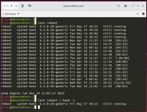 How To Find Your Last Ubuntu Reboot Time