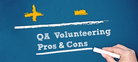 pros and cons of volunteering in testing qatestlab blog