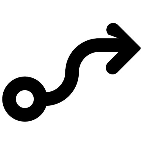 Flow Arrow Bold Vector SVG Icon SVG Repo