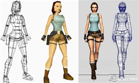 Lara Croft Low Poly And High Poly Tomb Raider Pc Tomb Raider Lara Croft Indiana Jones Lara