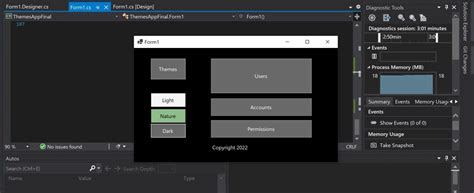 WinForms How To Add Multiple Themes To Your Application