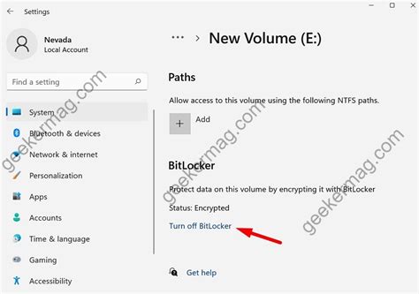 How To Enable Or Disable Drive S Bitlocker Encryption In Windows 11