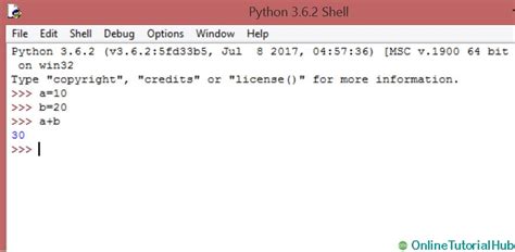 python 6 execution of python onlinetutorialhub