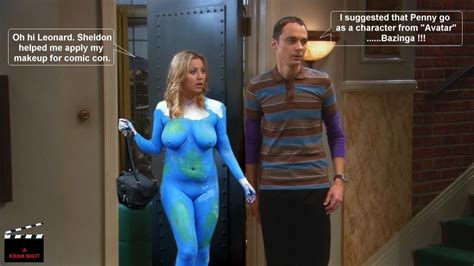 Post 1918066 A Kram Shot Fakes Jim Parsons Kaley Cuoco Penny Sheldon