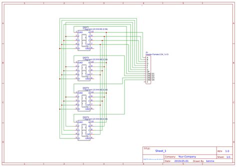 TM1650 Large 7 Seg Digits Buttons EasyEDA Open Source 58 OFF