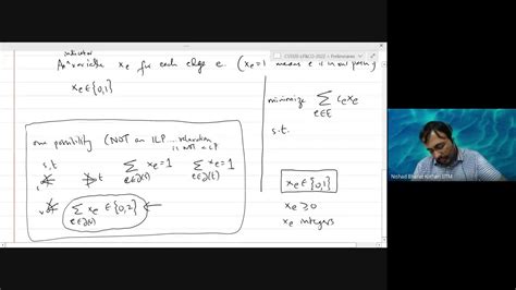 linear programming and combinatorial optimization 2022 lecture 7 youtube