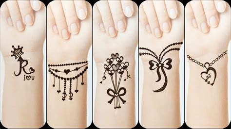 New Mehndi Tattoo Beautiful Easy Heena Mehndi Designs Tattoo Mehndi Design Step By Step Youtube