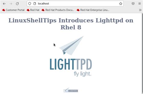 How To Install Lighttpd To Host Website In RHEL 8