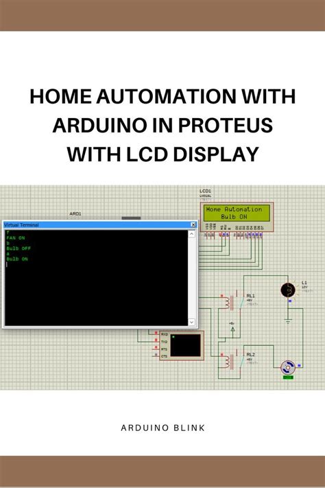 How To Make Home Automation With Arduino In Proteus With LCD Display In