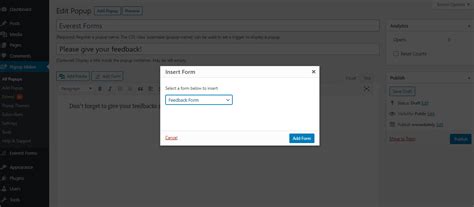 How To Easily Create A WordPress Popup Form WPEverest Blog
