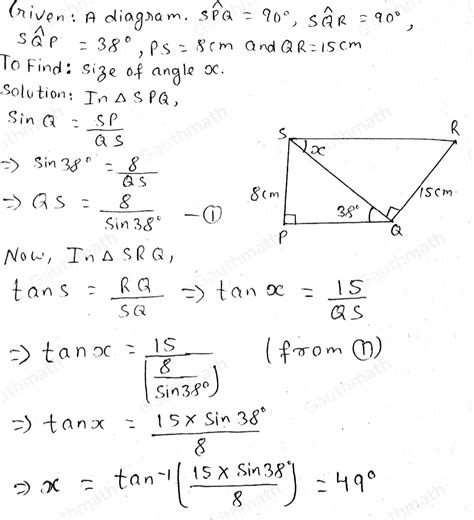 15 the diagram shows two right angled triangles gauthmath