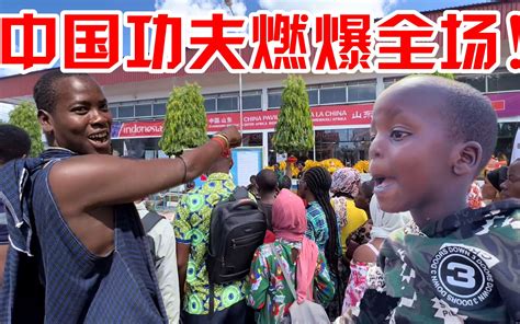 非洲最大博览会中国功夫燃爆全场保镖第一次见到我都激动了 非洲正伟 非洲正伟 哔哩哔哩视频