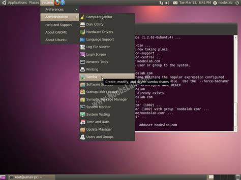 configure samba sharing between ubuntu and windows screenshot tour csdn博客