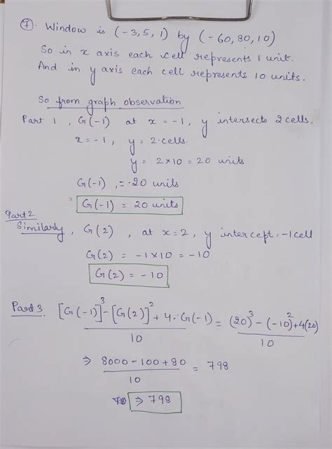 [solved] 7 g x is the function defined by the following graph the graph course hero