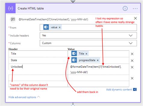 Create Html Table From Excel Power Automate Bios Pics
