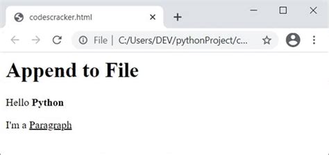 Python Program To Append Text To A File