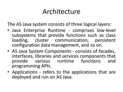 Ppt Sap Netweaver As Java Introduction Powerpoint Presentation