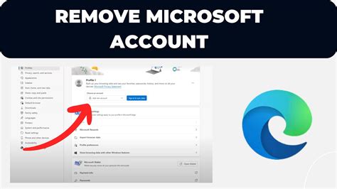 How To Remove Microsoft Account From Edge Browser YouTube