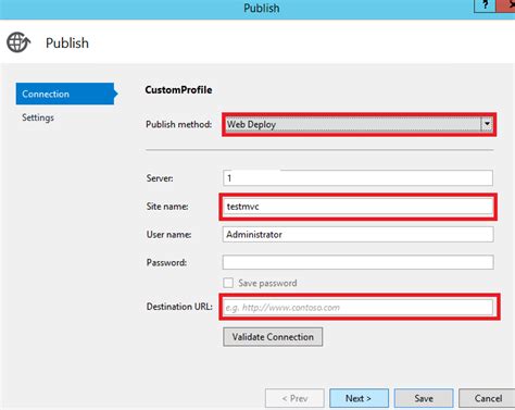 Iis 7 ERROR DESTINATION NOT REACHABLE Web Deployment Task Failed