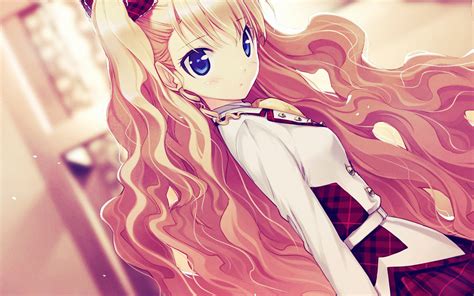 Blonde Anime Girl Wallpapers Wallpaper Cave