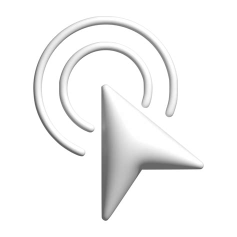 D Icon Of Cursor Pointer Png