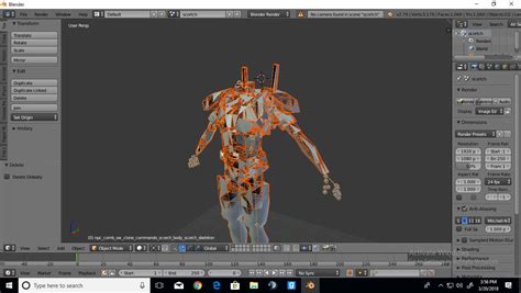 mesh models have missing parts when imported to blender blender