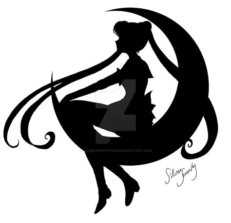 Silhouette Sailor Moon For Sailor Moon Pride By Silverserenity1983 On Deviantart