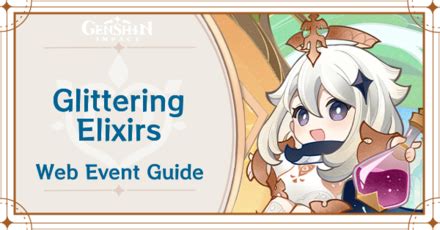 Glittering Elixirs Web Event And Potion Recipes Guide Genshin Impact