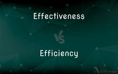 Effectiveness Vs Efficiency Whats The Difference