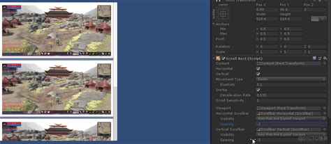 【unity3d ugui系列】（十二）scrollview 滚动视图组件详解 51cto博客 unity scrollview自动滚动