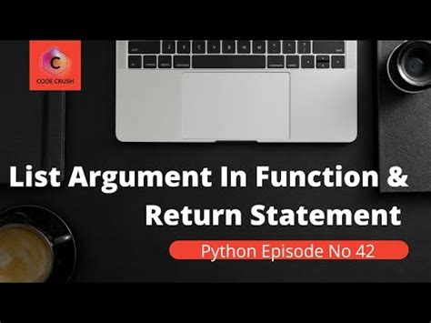 Passing List As An Argument To Function Return Statement In Python