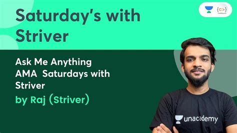 ask me anything ama saturdays with striver codebeyond youtube